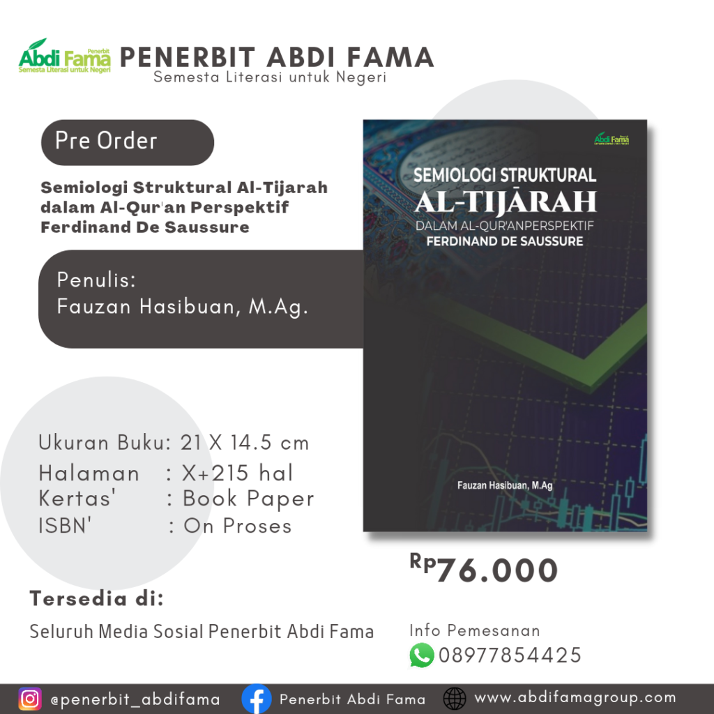 Buku: Semiologi Struktural Al-Tijarah dalam Al-Qur’an Perspektif ...